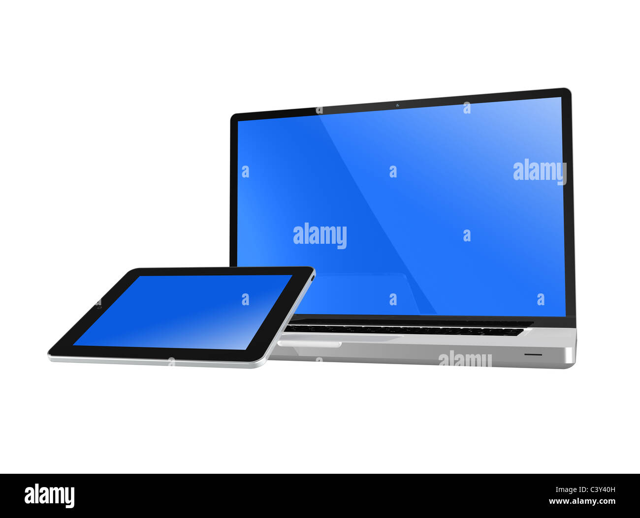 New tablet pc and Laptop Stock Photo - Alamy