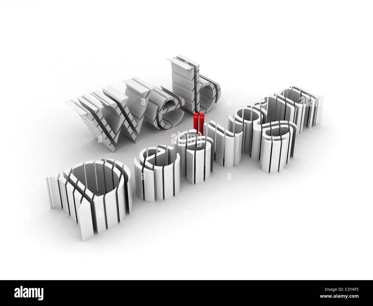 3d Web Design islated on white background Stock Photo - Alamy