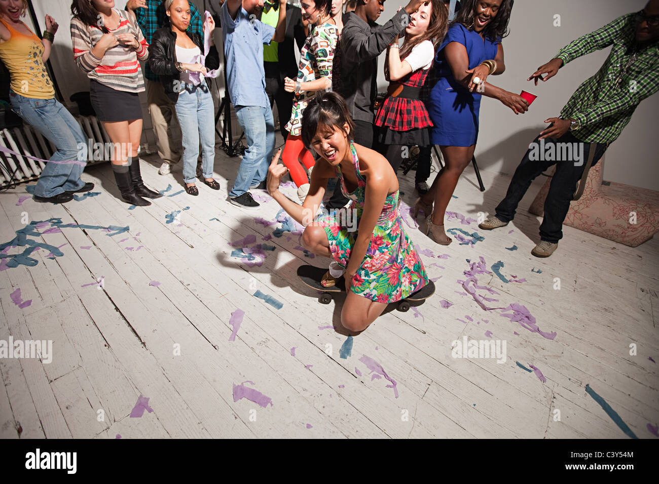 People dancing at party Stock Photo - Alamy