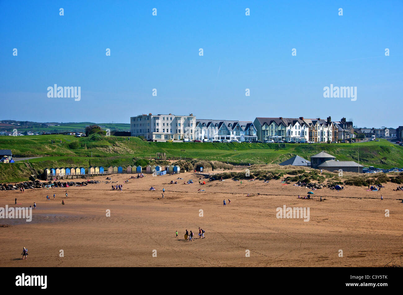 Bude Cornwall UK Canal Beach Stock Photo - Alamy