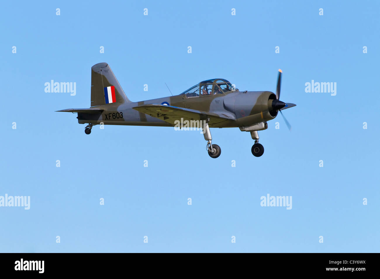 A veteran RAF training aircraft - The Hunting Percival Piston Provost ...