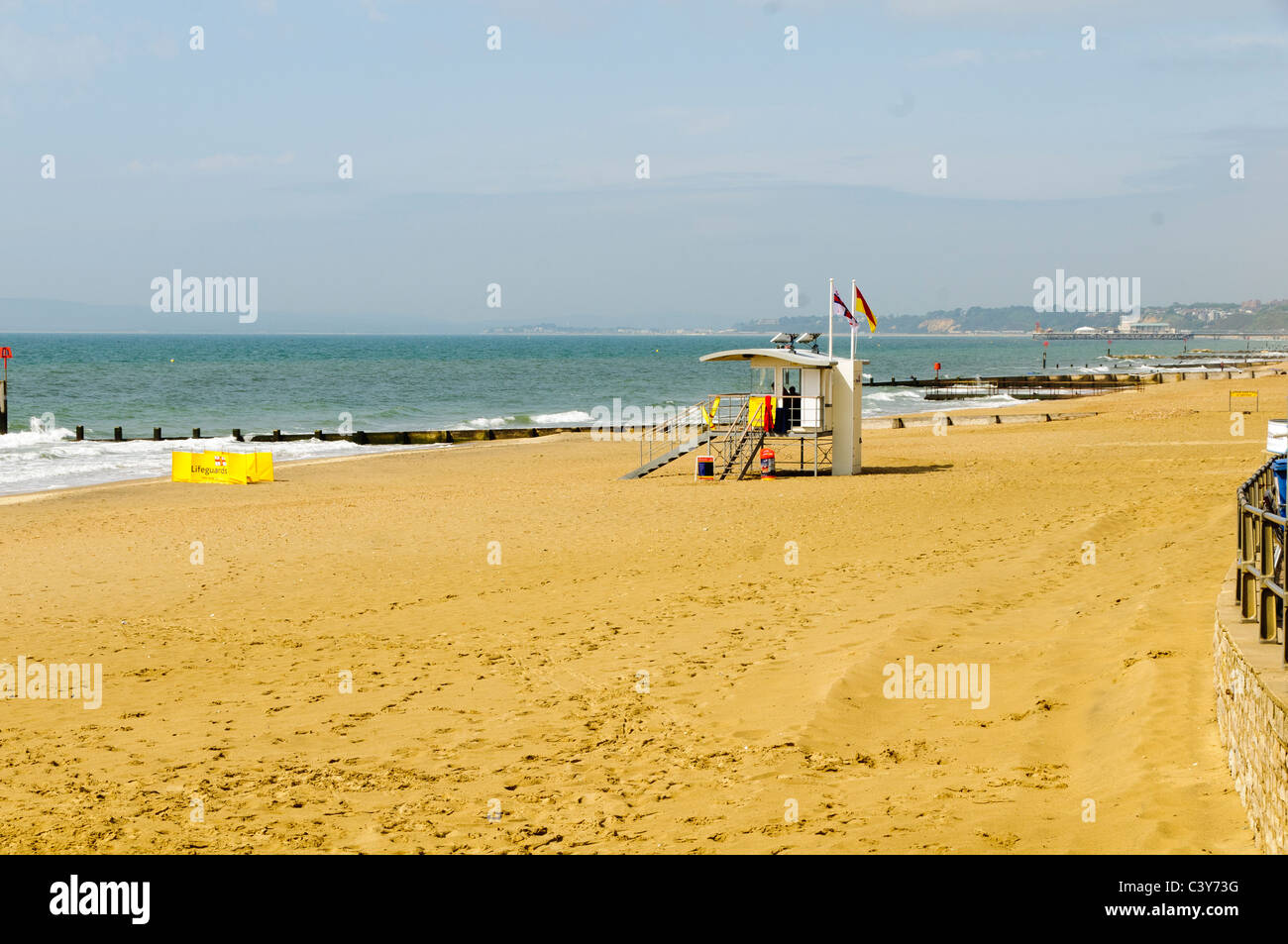 Boscombe pier Bournemouth Beach Stock Photo - Alamy