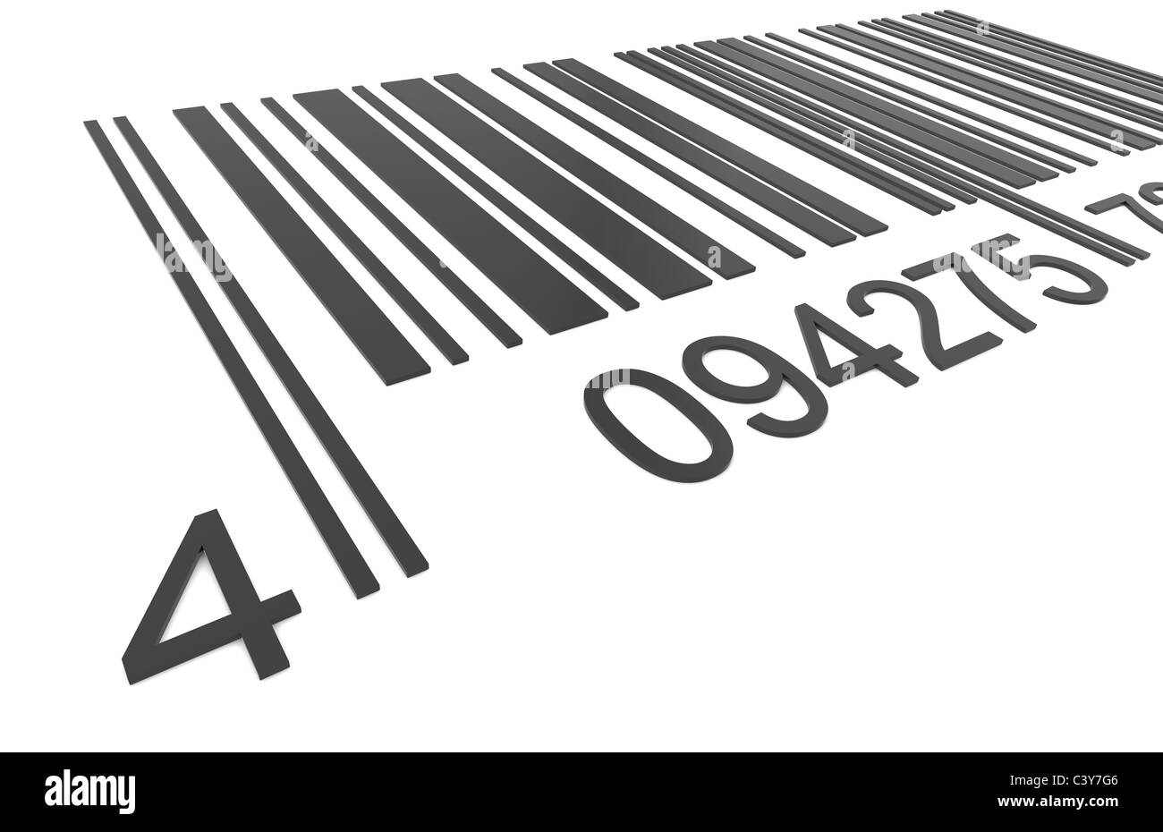 Closeup of a Bar Code Stock Photo - Alamy