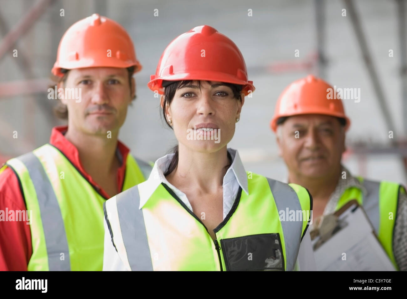 Architect and building workers Stock Photo - Alamy