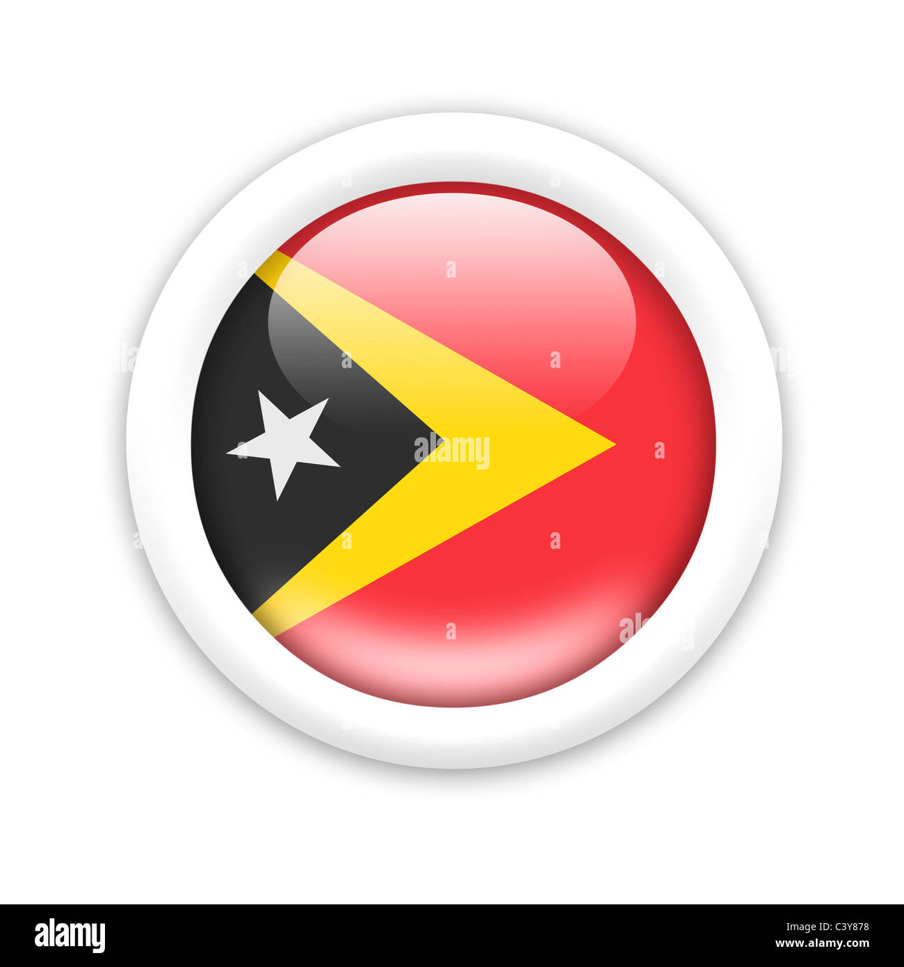 Flag of East Timor Timor-Leste Stock Photo - Alamy