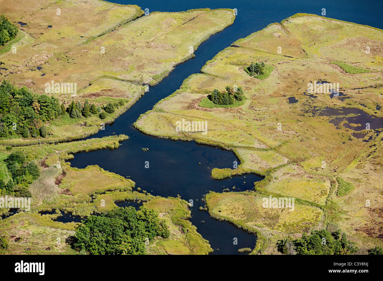 Landscape with water, Newport County, Rhode Island, USA Stock Photo - Alamy