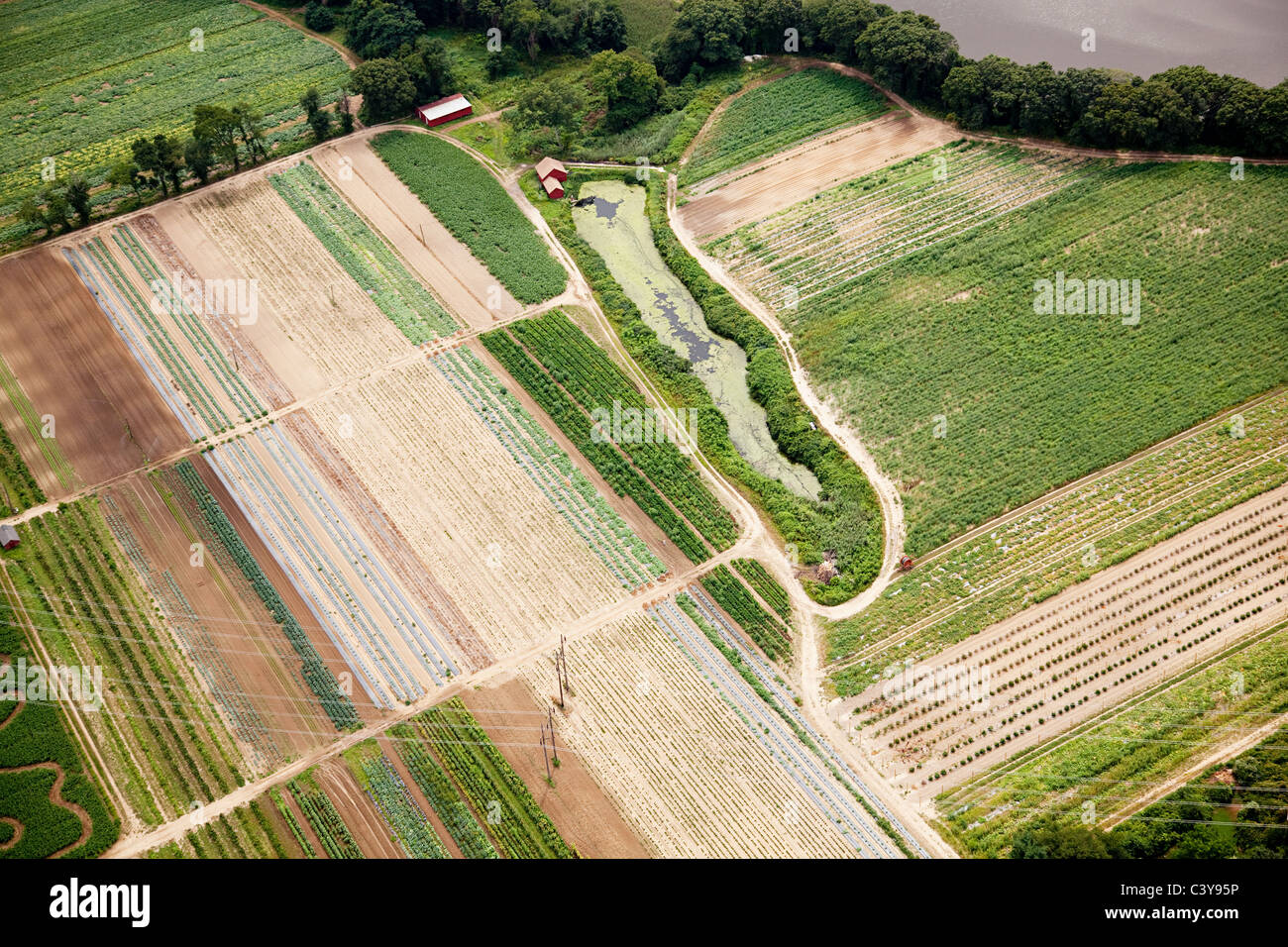 Patterns in fields Stock Photo - Alamy