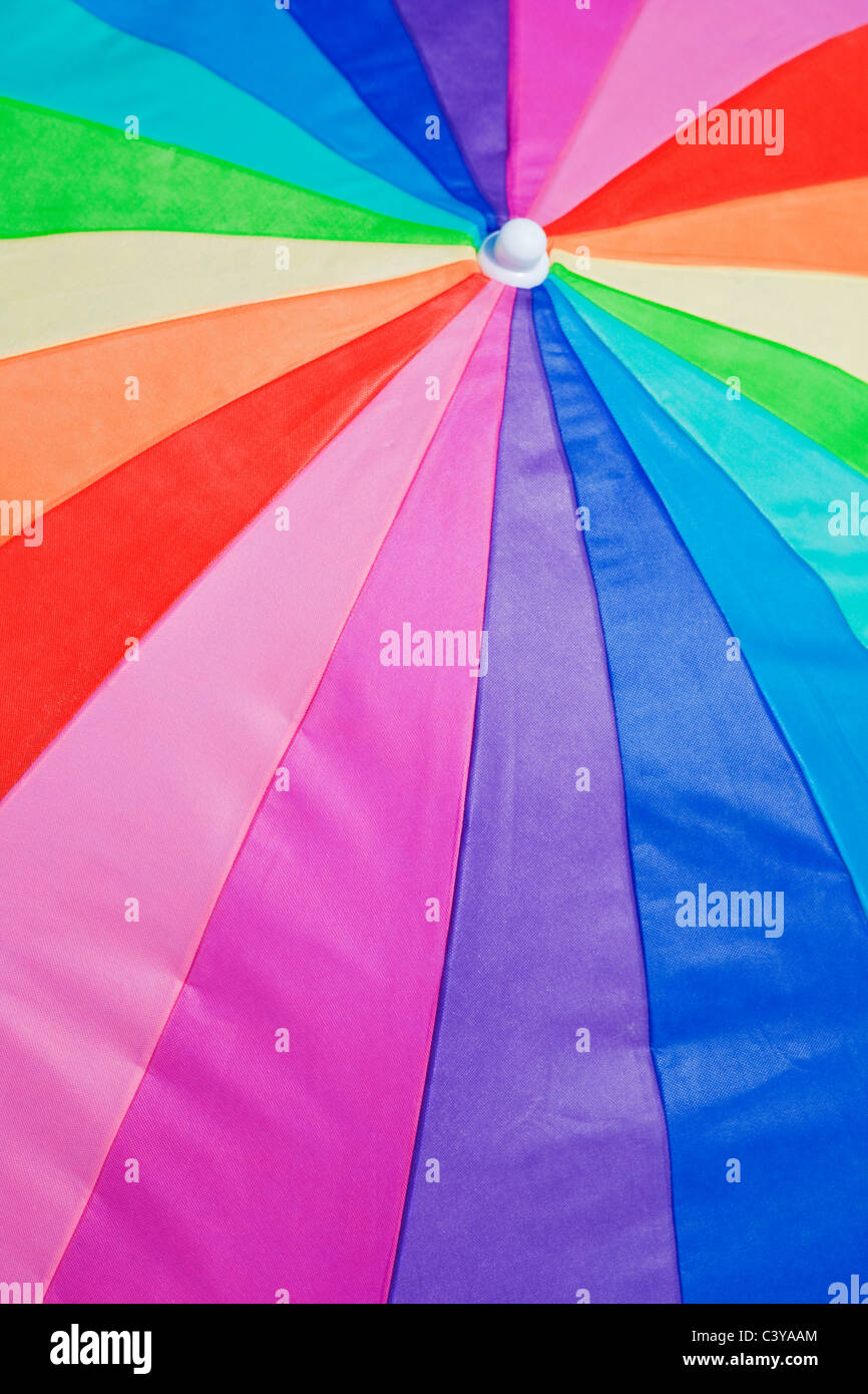 Multi colored parasol Stock Photo - Alamy