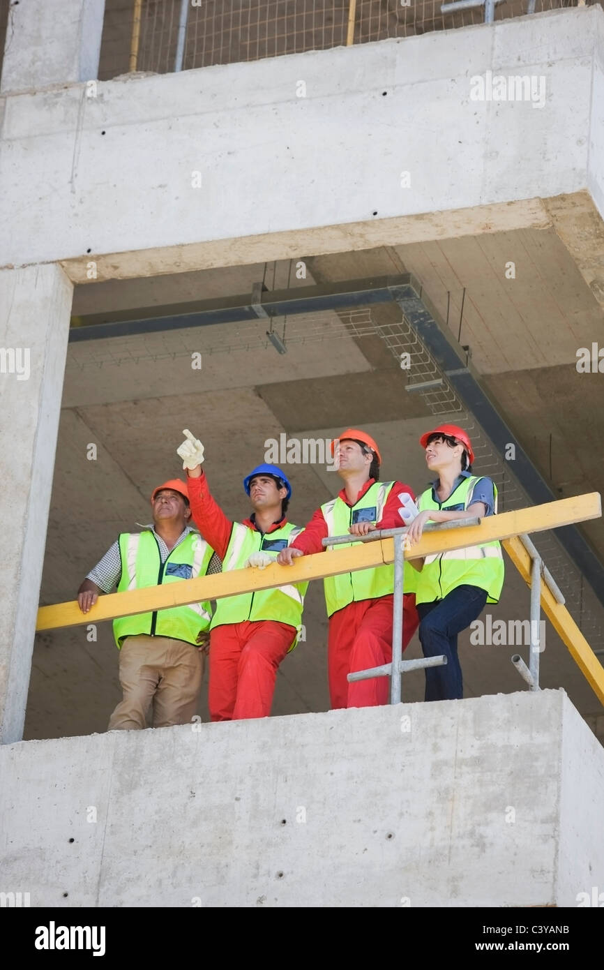 Architect four construction workers hi-res stock photography and images ...