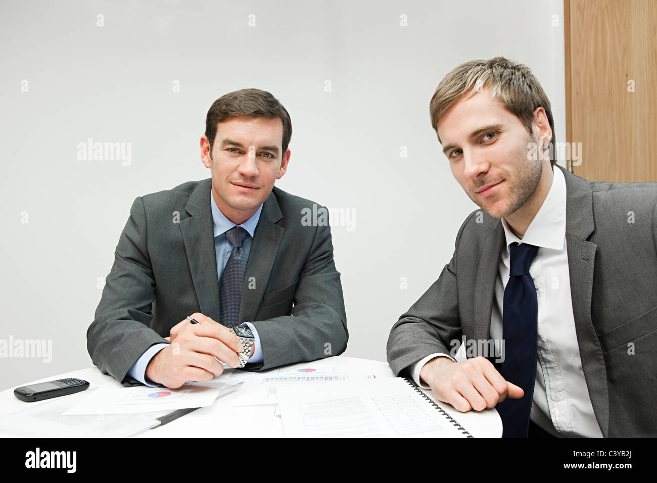 Portrait of two businessmen Stock Photo - Alamy
