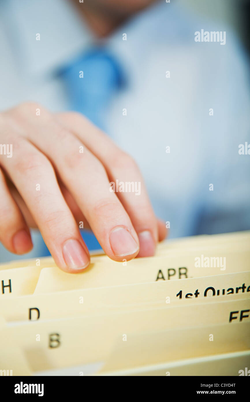 Document filing hi-res stock photography and images - Alamy