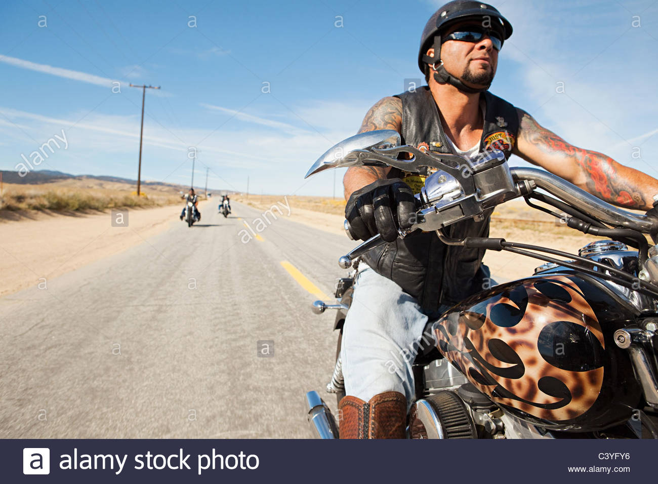 People Riding Motorcycles Stock Photos & People Riding Motorcycles ...