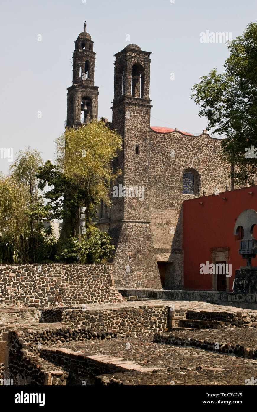 Aztec ruins colonial church hi-res stock photography and images - Alamy