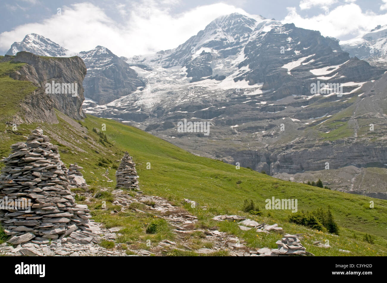 Monch mountain switzerland hi-res stock photography and images - Alamy