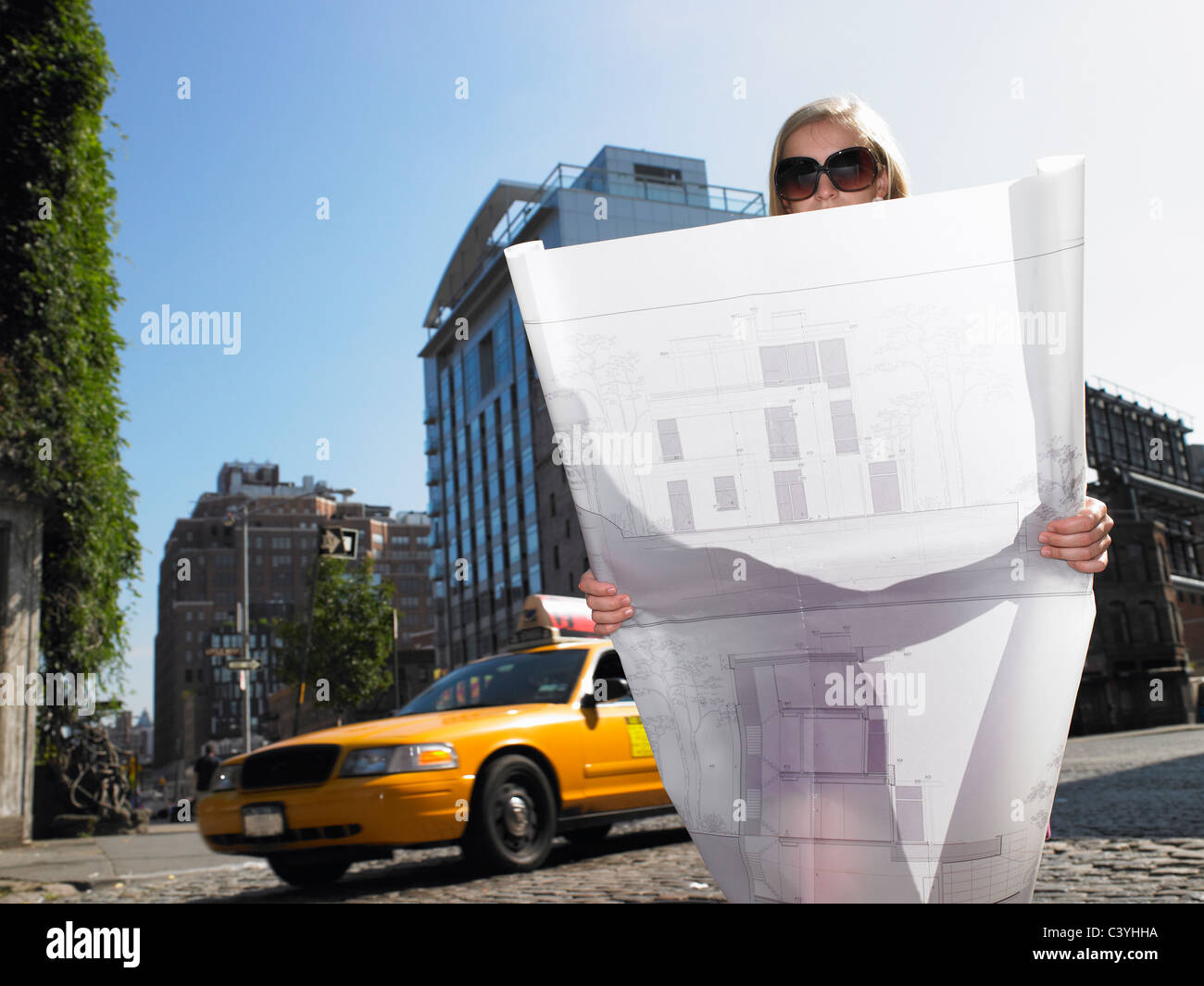 Street Drawing Blueprint High Resolution Stock Photography and Images ...