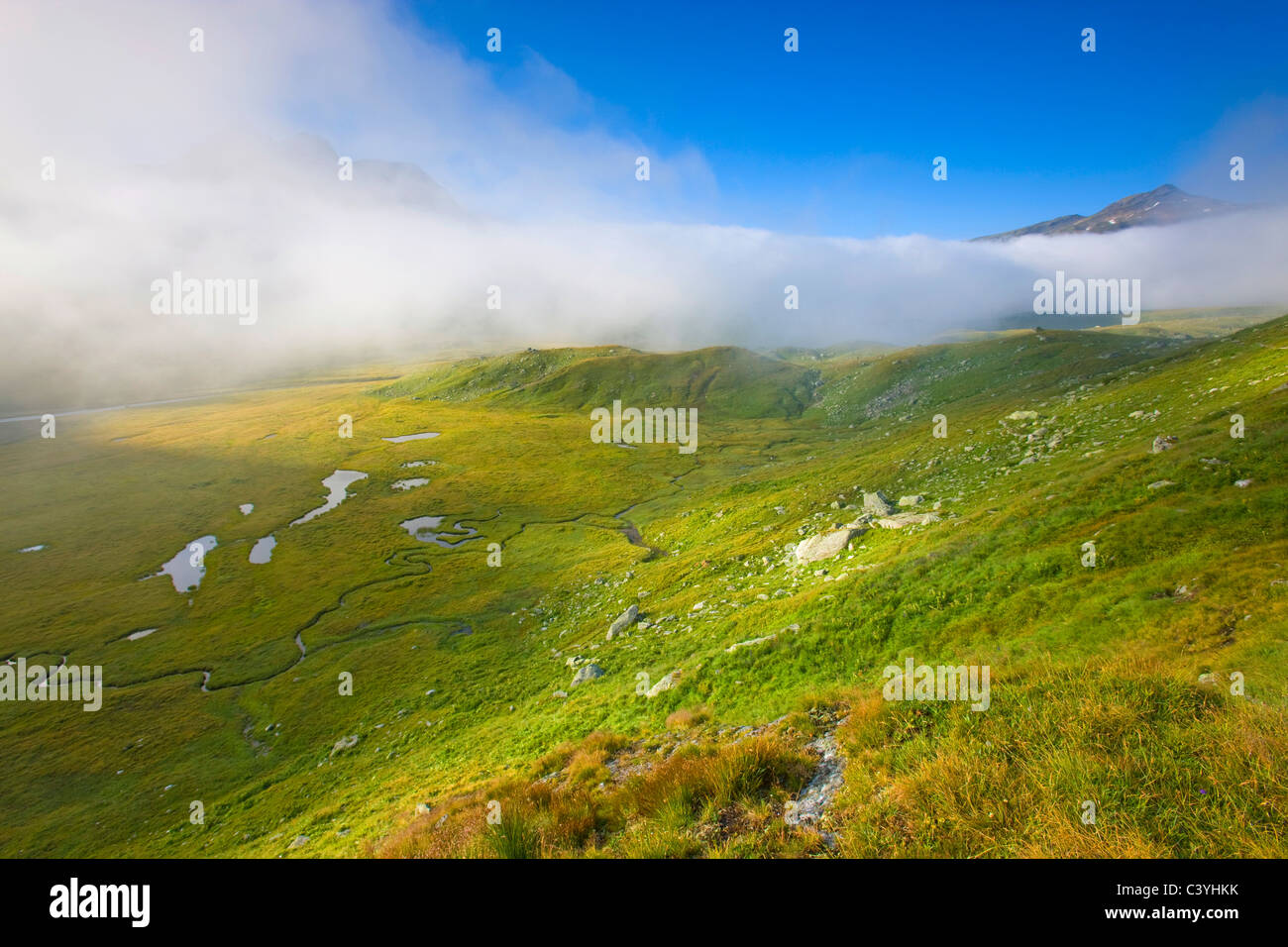 Greina, Switzerland, canton Graubunden, Grisons, Surselva, national ...