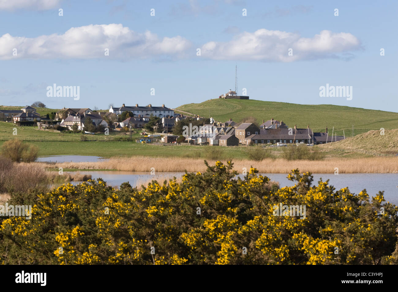 Low Newton By the Sea on the Northumberland Coast with Newton Pool ...