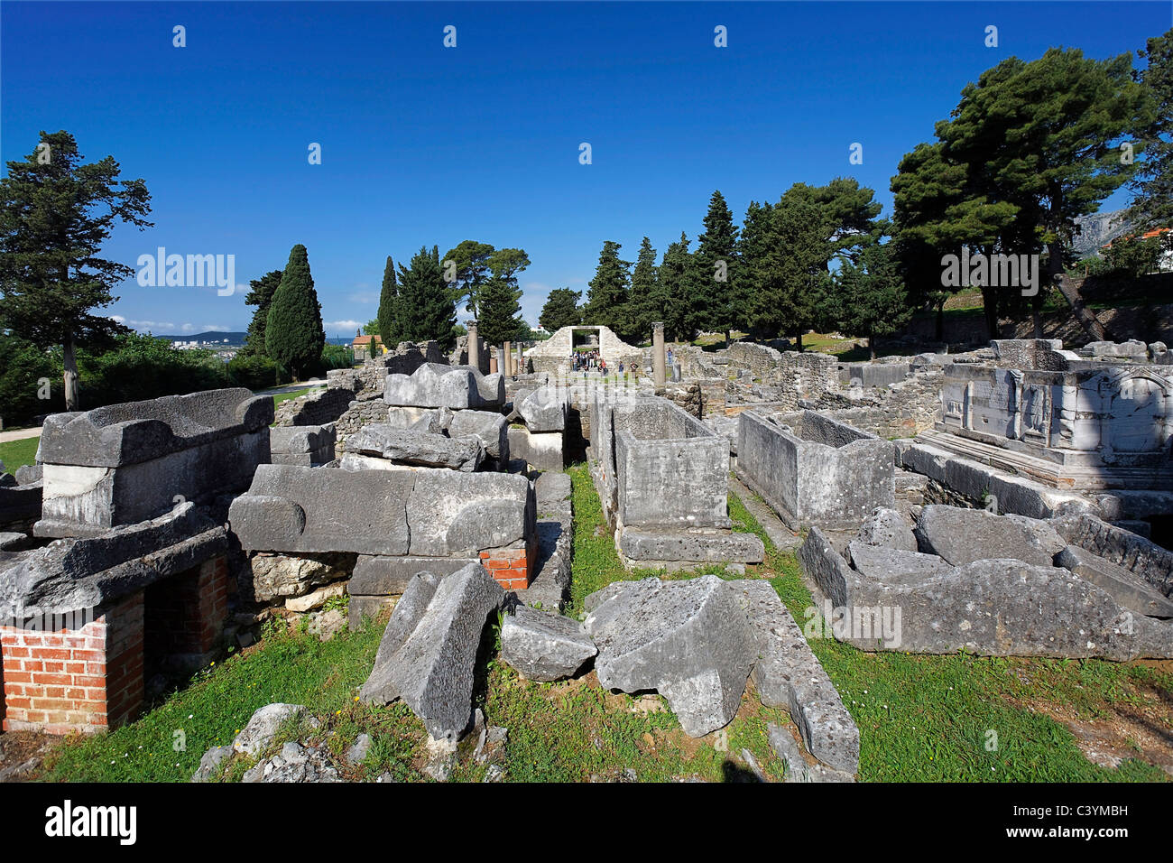 Croatia, Europe, Salona, ancient Illyrian, Delmati city, Emporion ...