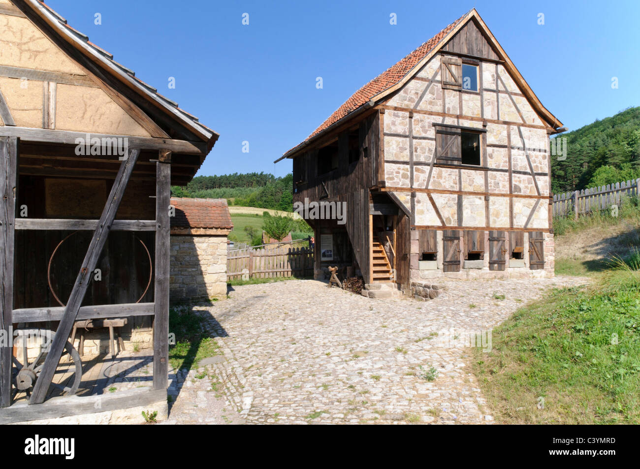 German architecture home farmhouse hi-res stock photography and images ...