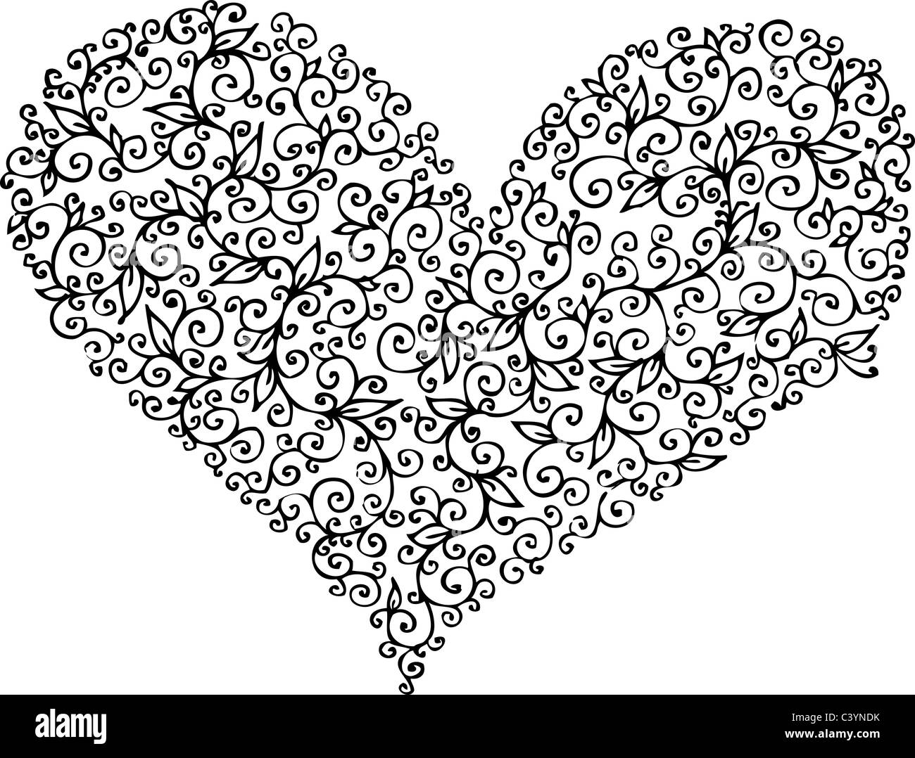 Romantic Heart vignette CCXIX Stock Photo - Alamy