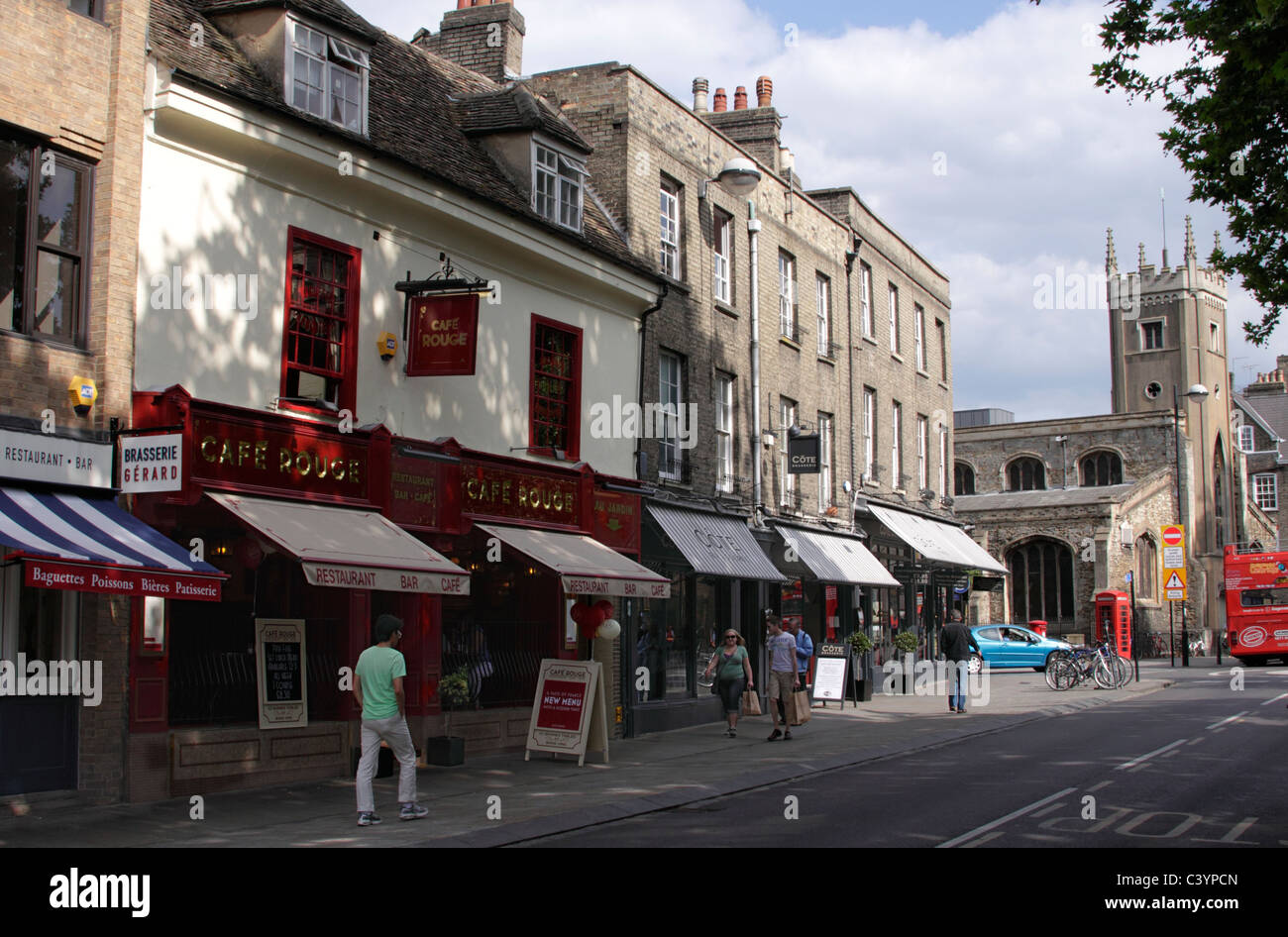 Bridge Street Cambridge Stock Photo - Alamy