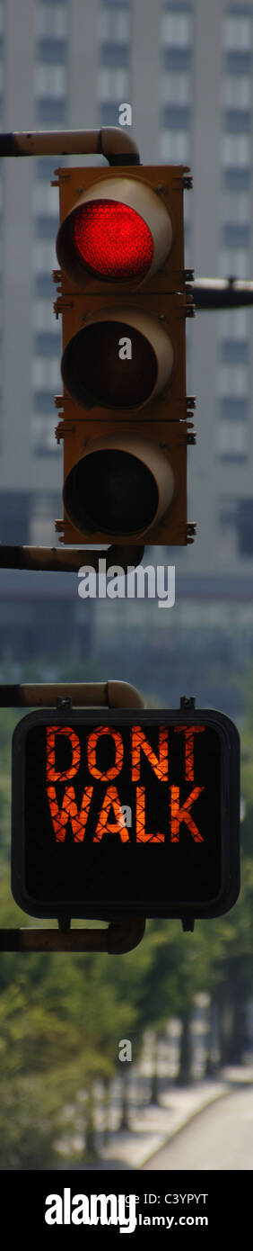 Red light traffic signal dont hi-res stock photography and images - Alamy