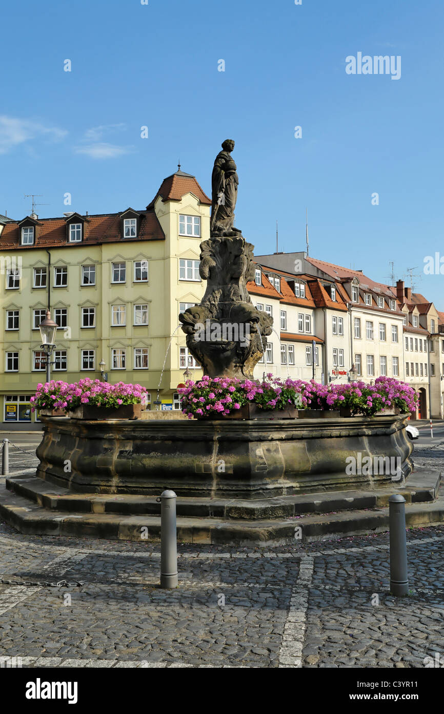 Germany, Europe, Saxony, Zittau, Samaritan's well, architecture, place ...