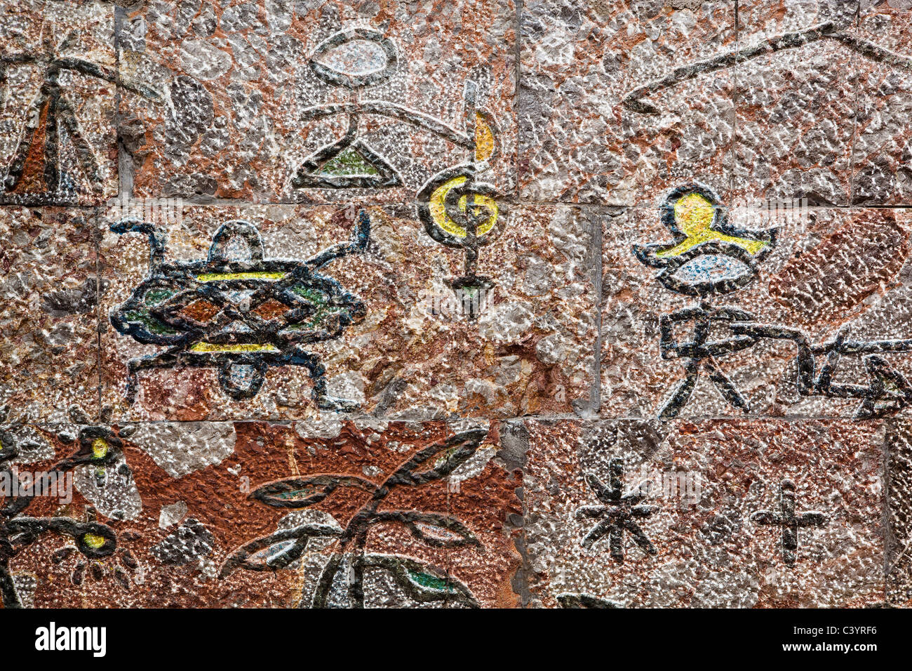 lijiang: ancient pictograph Stock Photo - Alamy