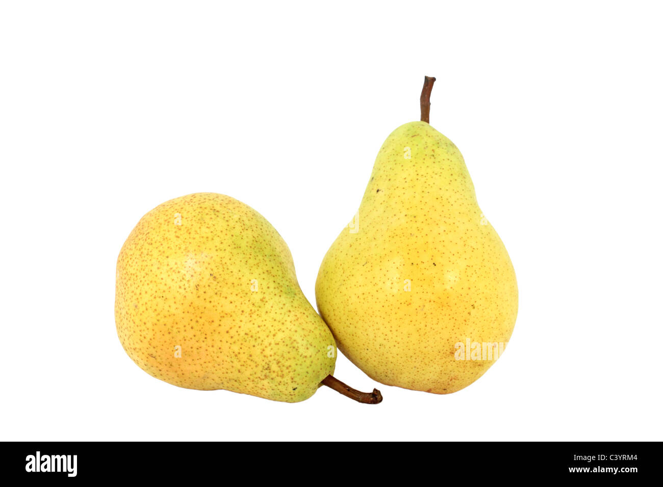 Two pear on white hi-res stock photography and images - Alamy