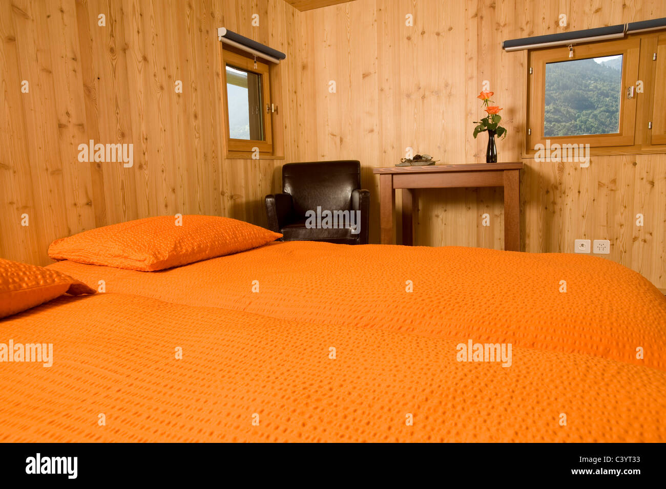 Ossona, wood, chalet, hut, Switzerland, Valais, structure, fibers ...