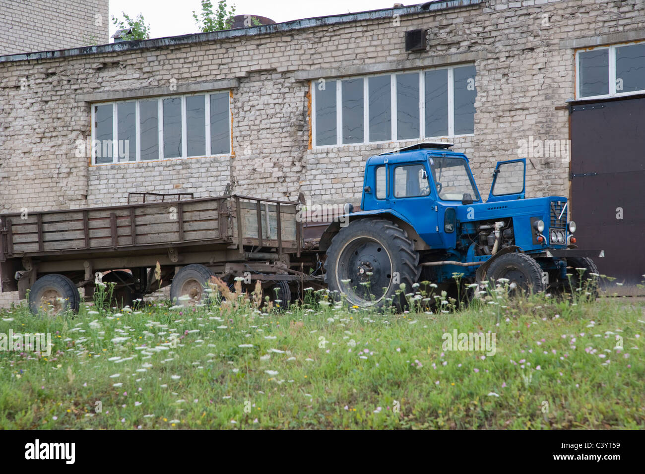 Village scene. Latgalia. Latvia Stock Photo - Alamy