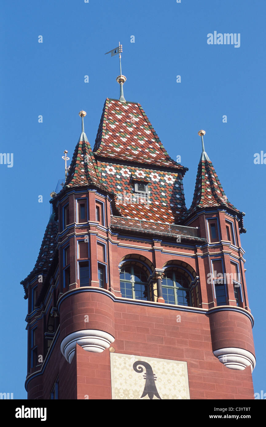 Switzerland, building, construction, Basel, Basle, Red, building ...