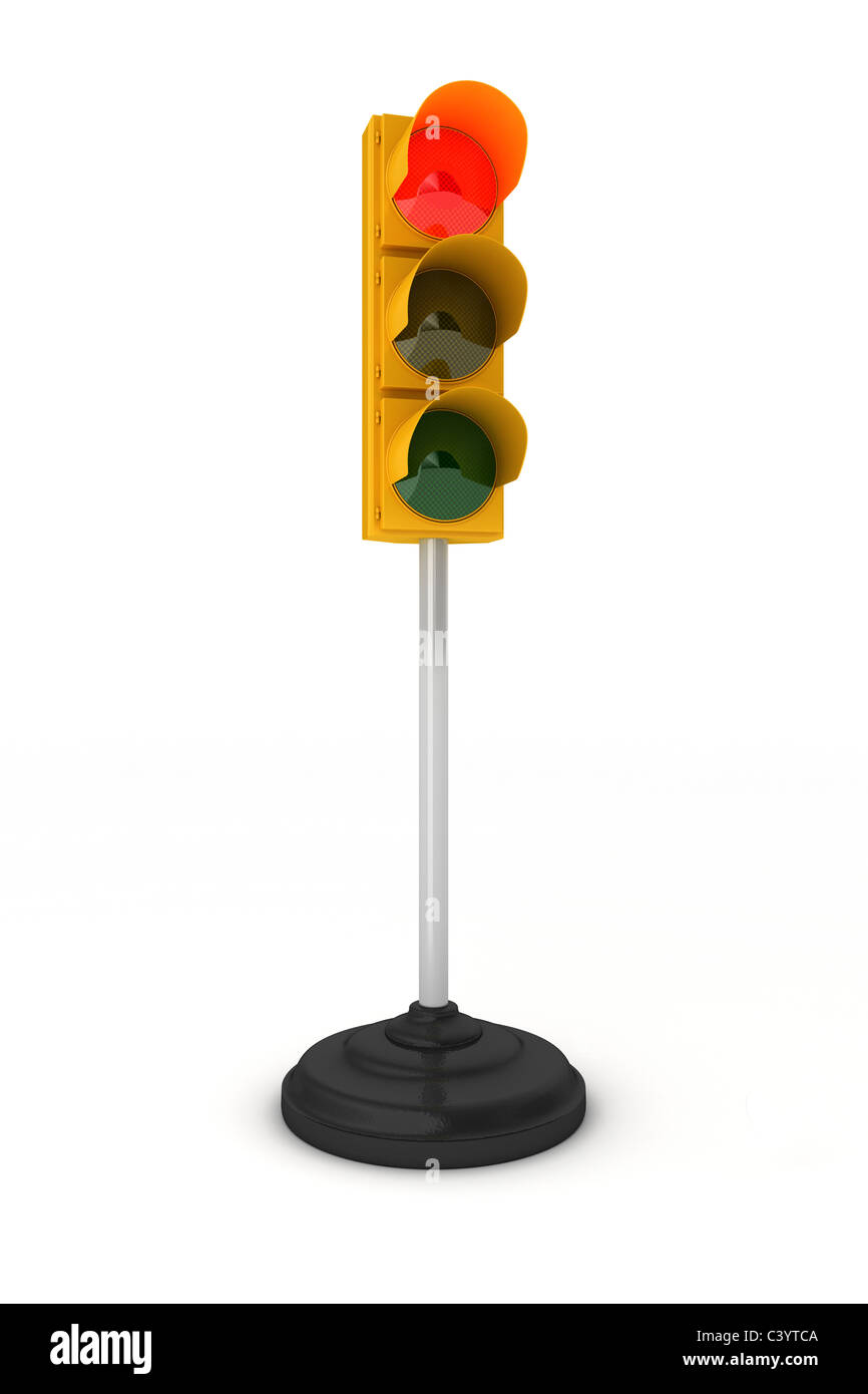 Yellow red white light Cut Out Stock Images & Pictures - Alamy