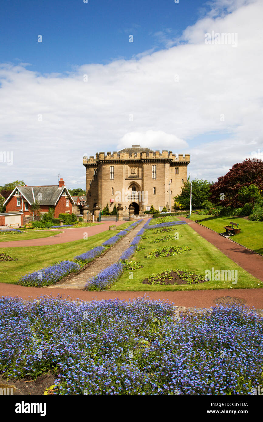 The Old Courthouse and Carlisle Park Morpeth Northumberland England ...