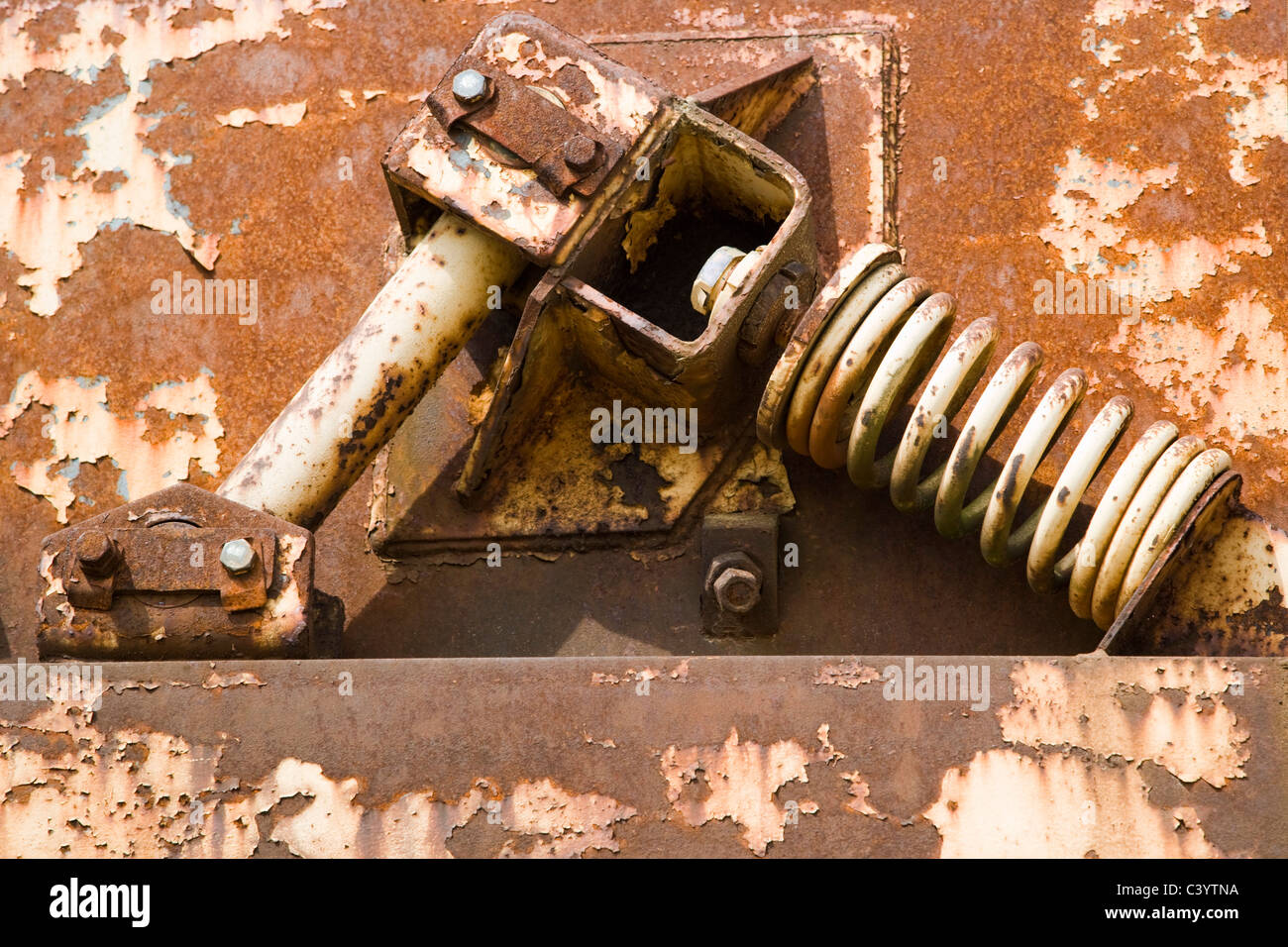 Spring shock absorber hi-res stock photography and images - Alamy