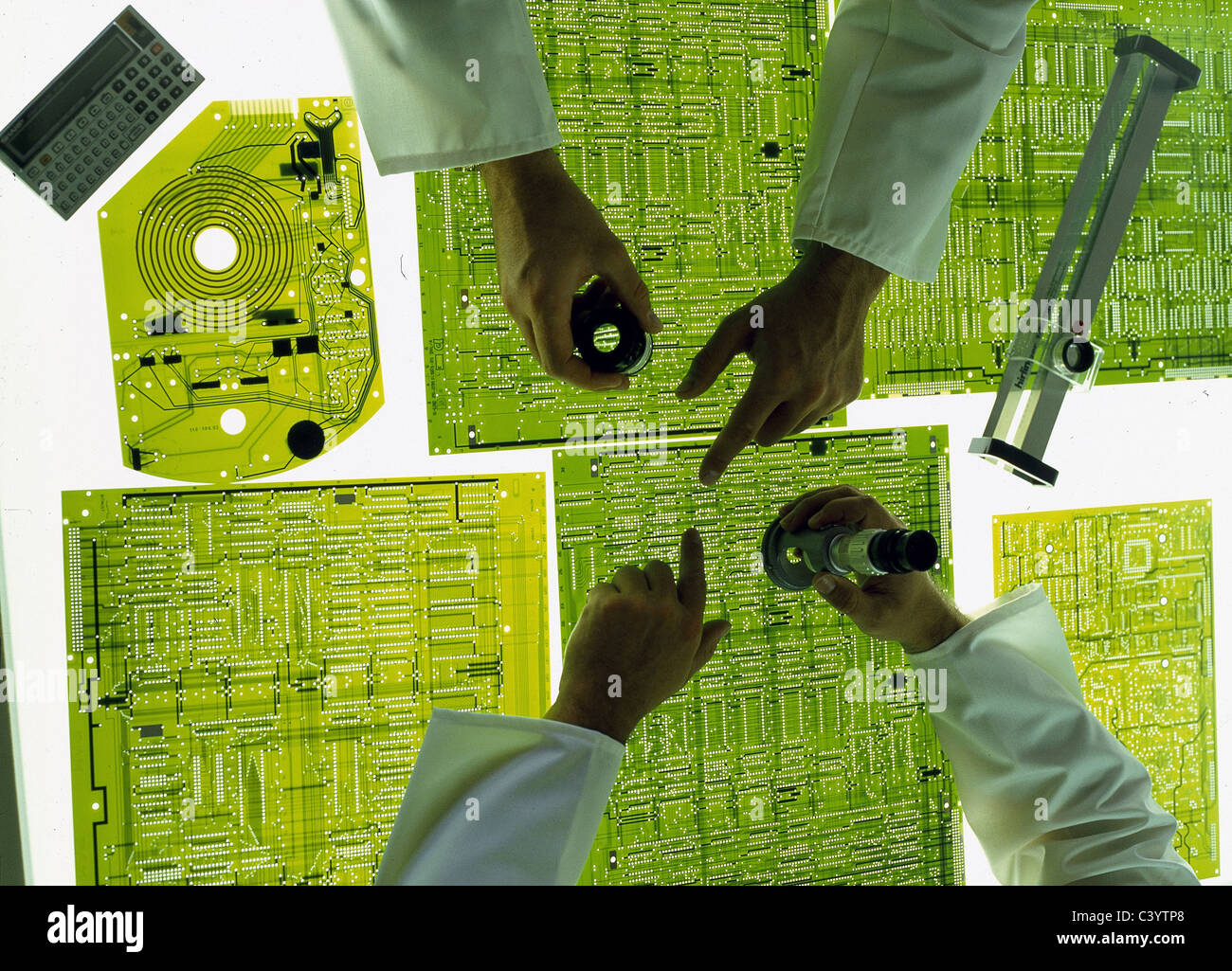 Adult, Caucasian, Check, Checking, Circuit Board, Control, Cooperation ...