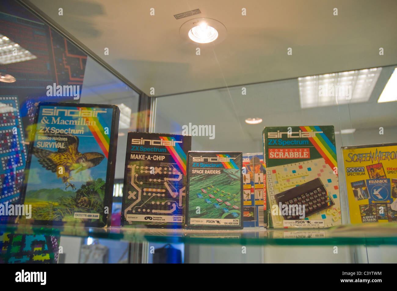 Games for 1980s Sinclair personal computers Stock Photo - Alamy
