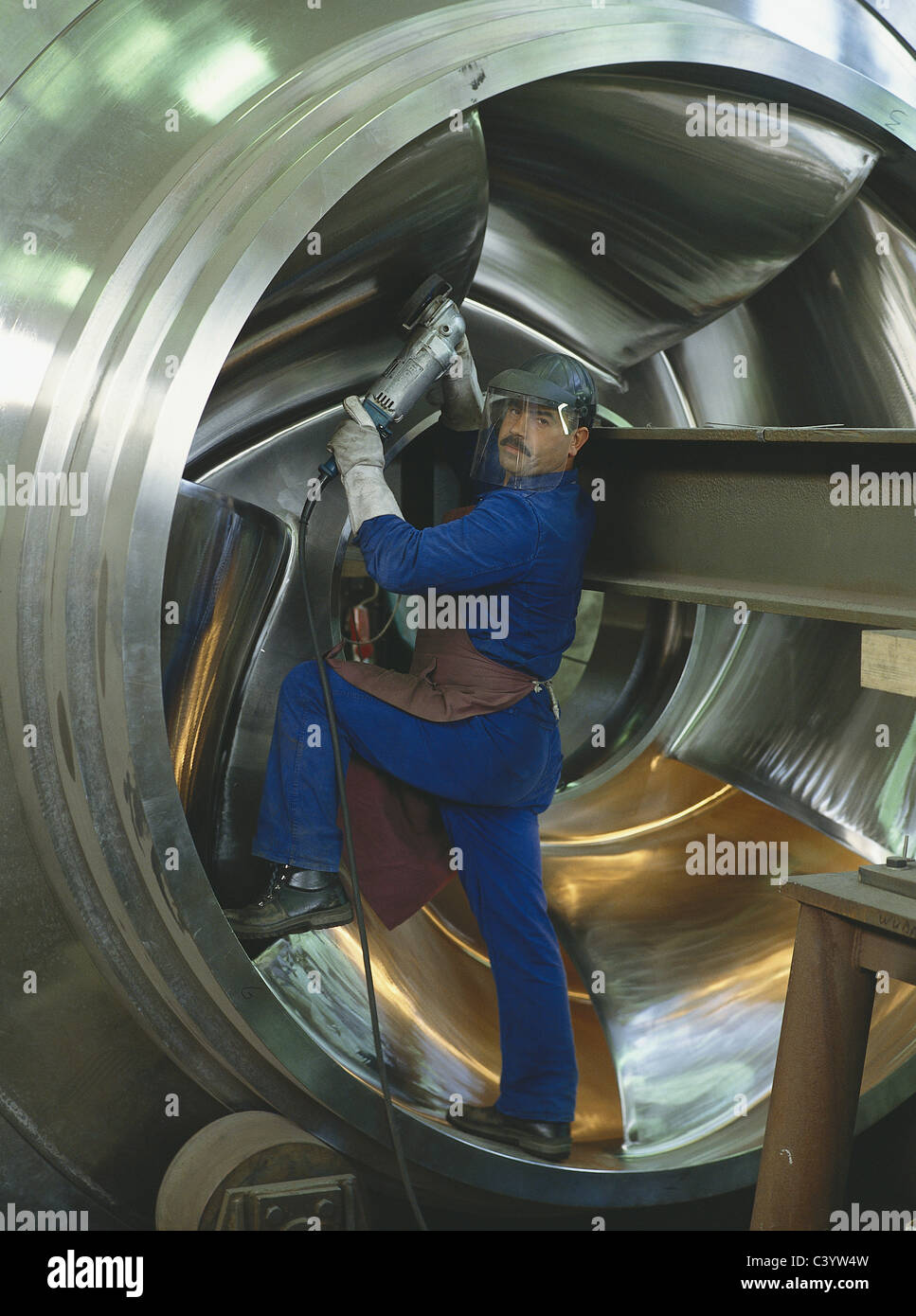 Industrial factory grinding machine making hi-res stock photography and ...