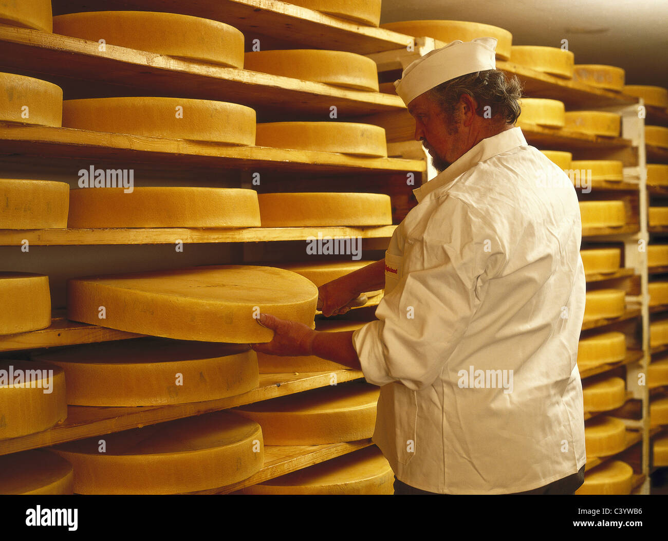 German cheese making hi-res stock photography and images - Alamy