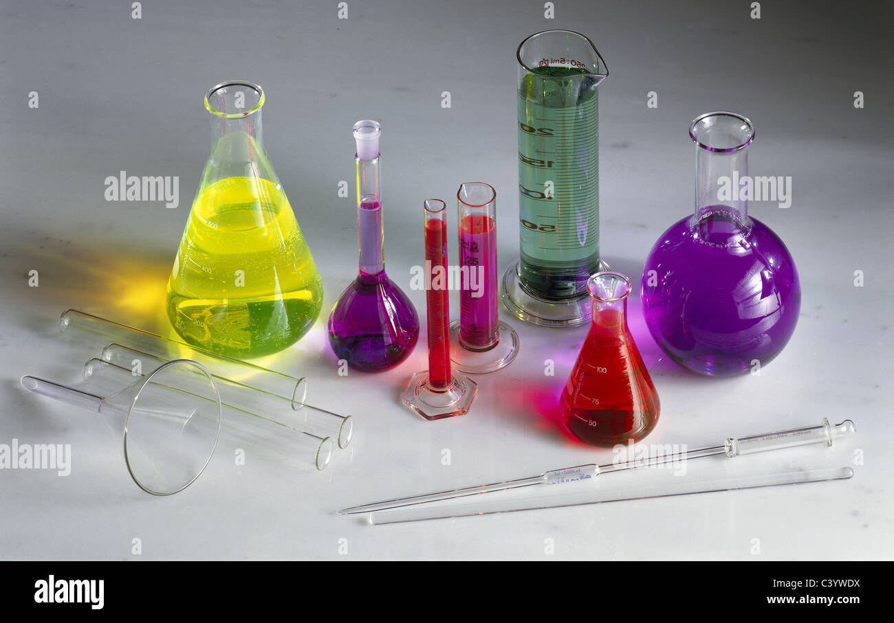 Beaker, Chemical, Chemistry, Colourful, Cylinder, Equipment, Flask ...