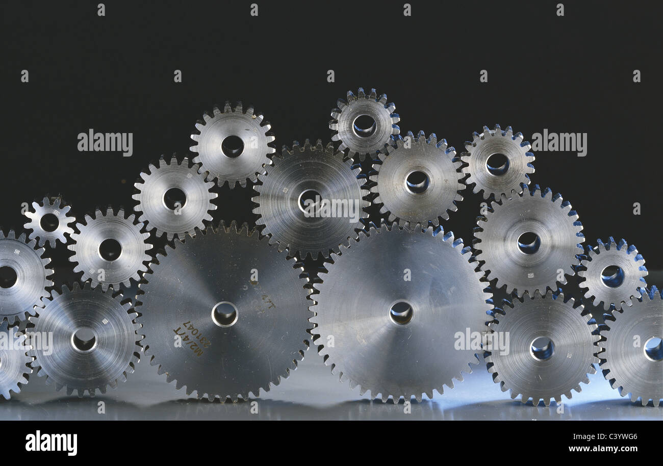 Abstracts, Cog, Cogs, Cogwheel, Cogwheels, Cooperation, Cooperative ...