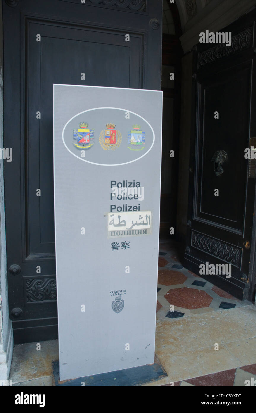 Police station exterior Piazza San Marco square Venice Italy Europe ...