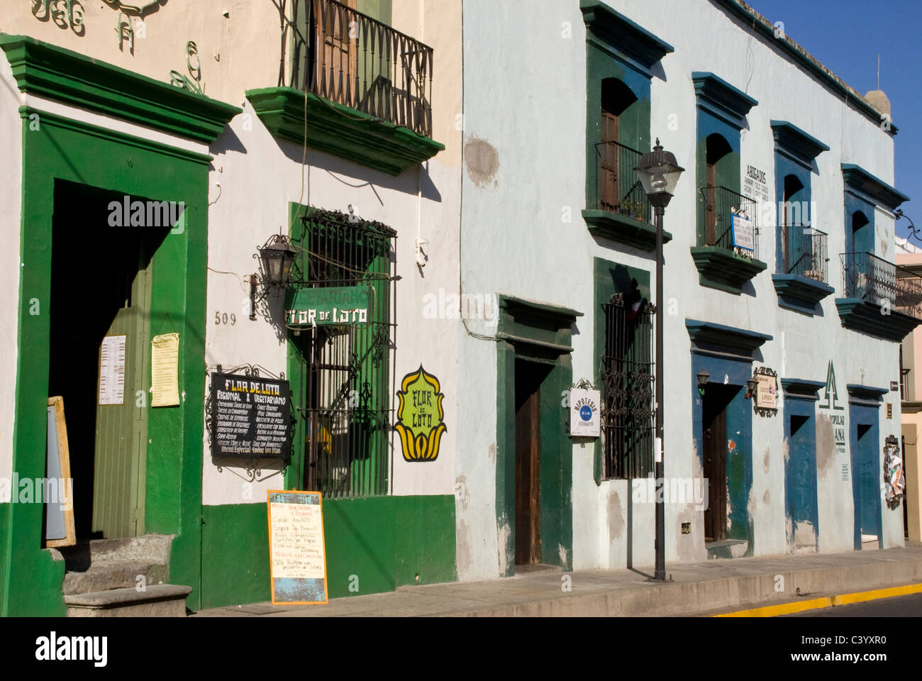 Traditional architecture in The City of Oaxaca. Mexico Stock Photo - Alamy