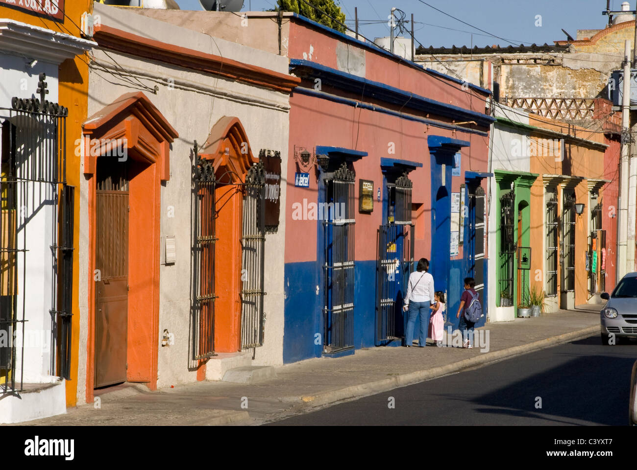 Traditional architecture in The City of Oaxaca. Mexico Stock Photo - Alamy