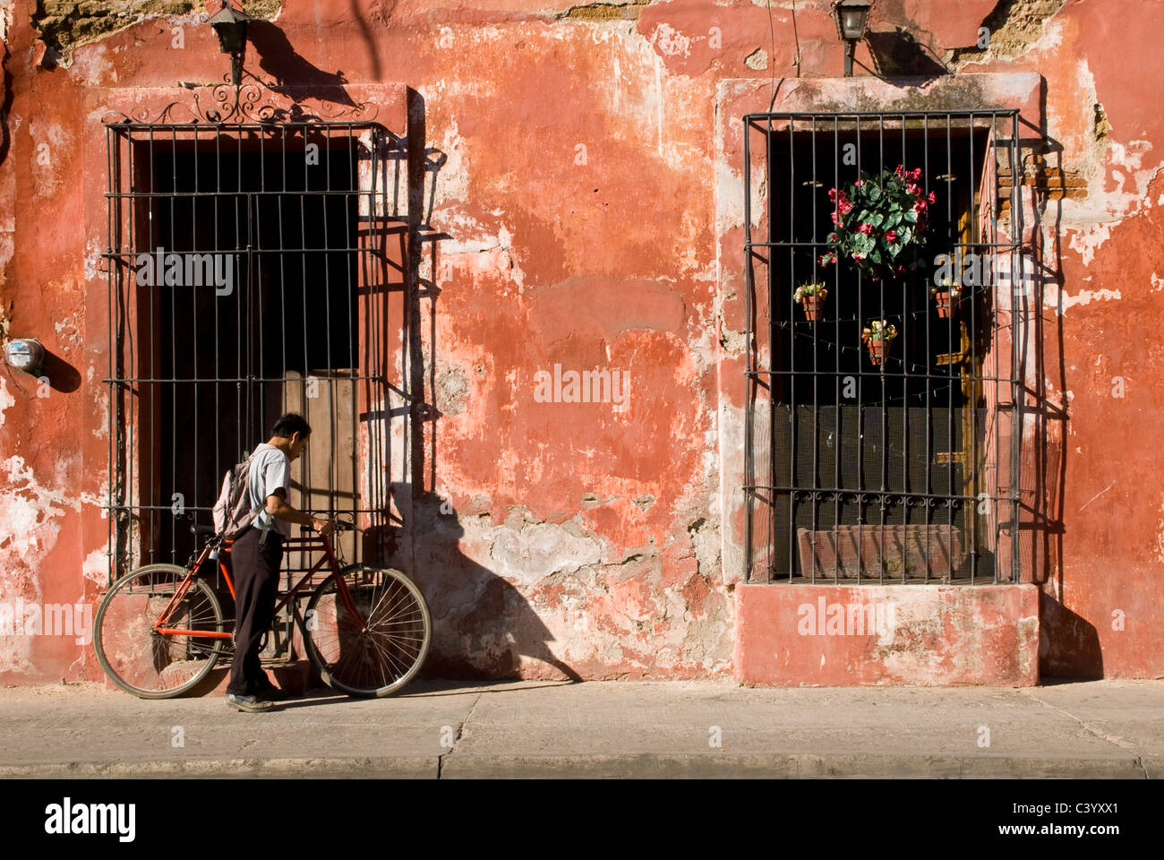 Traditional architecture in The City of Oaxaca. Mexico Stock Photo - Alamy
