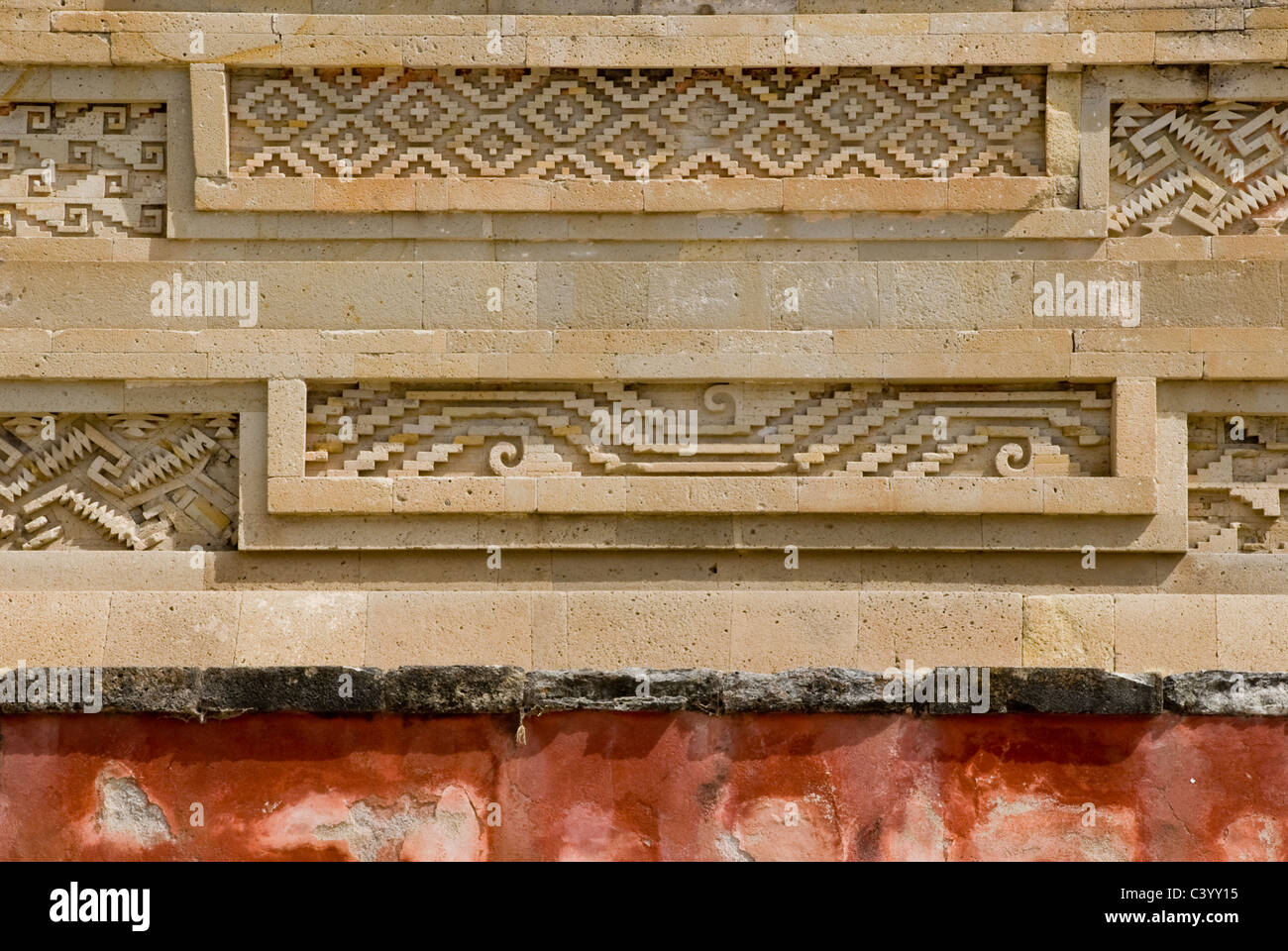 The Archaeological site of Mitla (500BC-200AD).Zapotec-Mixtec culture ...