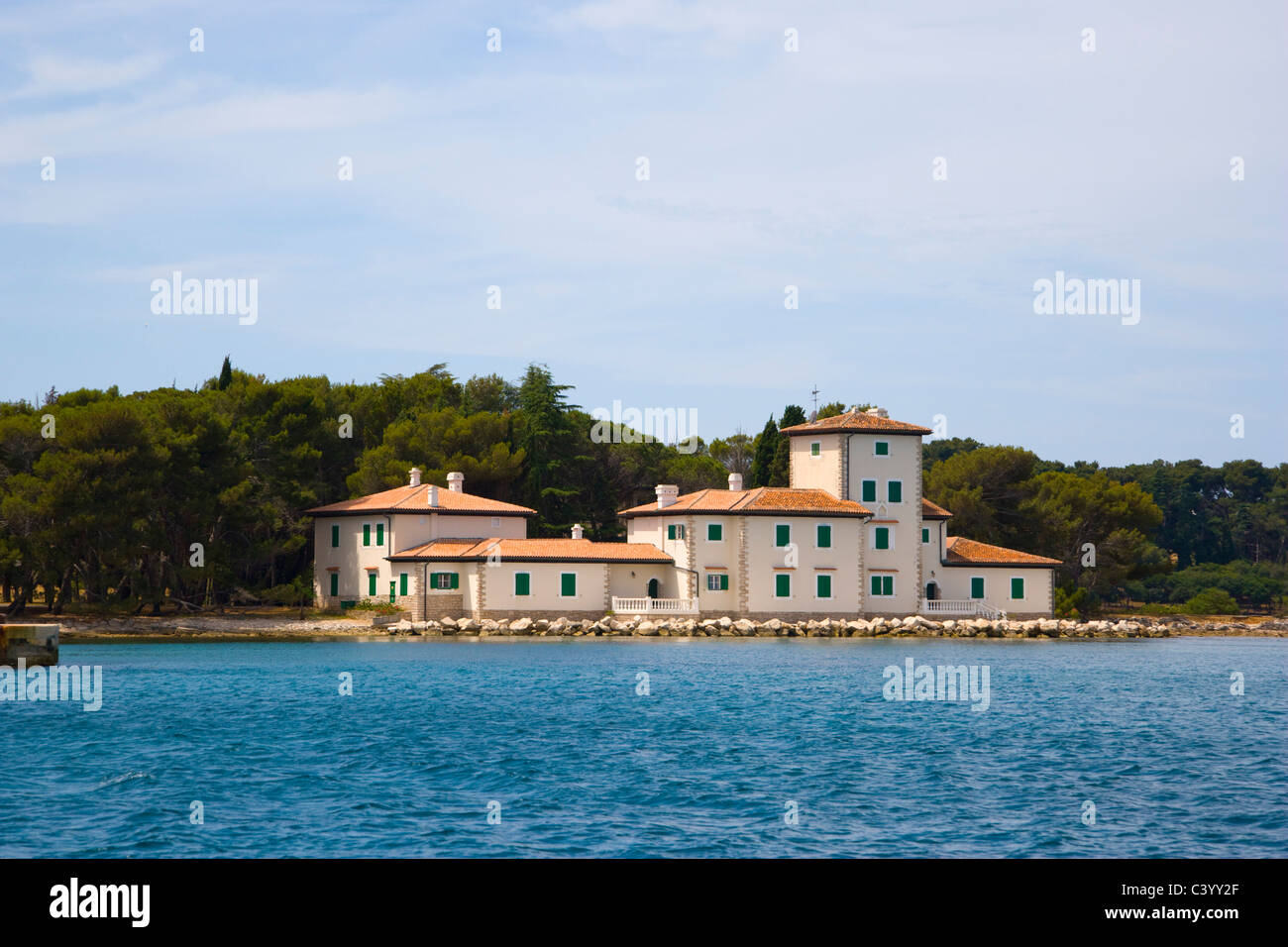 Villa at Veli Brijun, Great Brioni, Brijuni Islands, Istria, Croatia ...