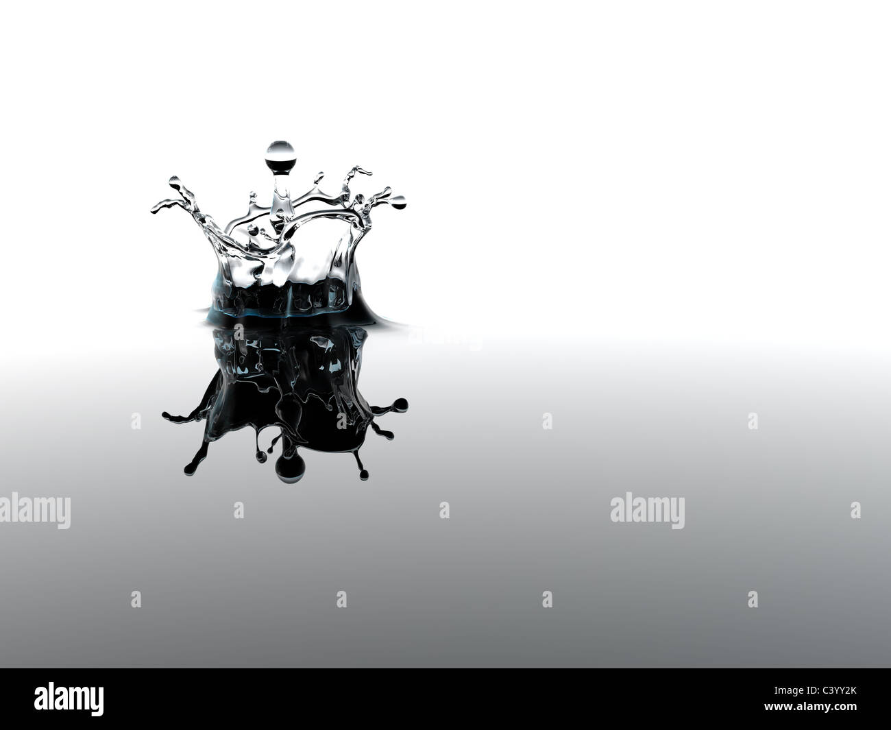 Gray abstract background with water drop Stock Photo - Alamy