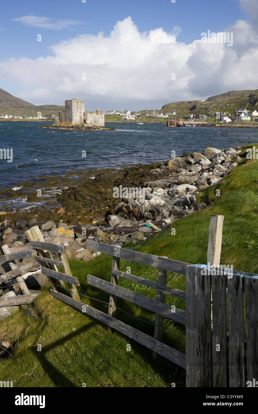 castlebay isle of barra western isles outer hebrides scotland uk gb ...