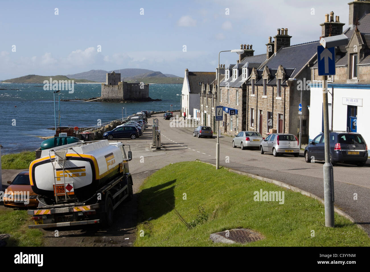 castlebay isle of barra western isles outer hebrides scotland uk gb ...
